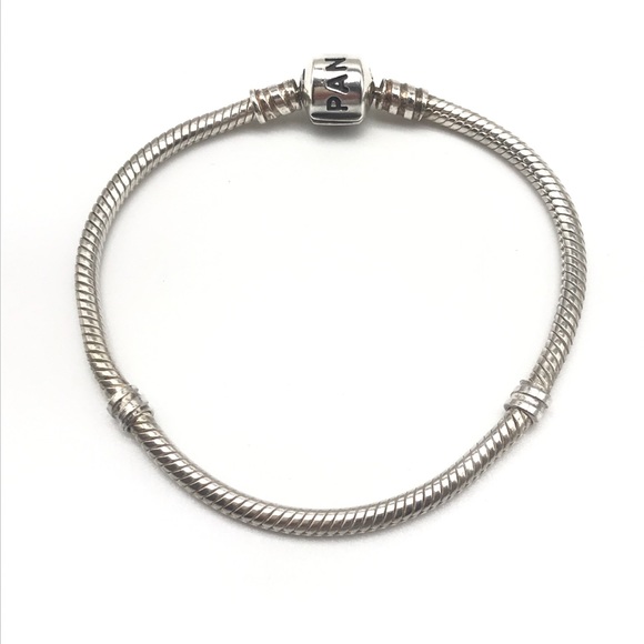Pandora | Jewelry | Pandora Iconic Sterling Silver Snake Chain Barrel ...